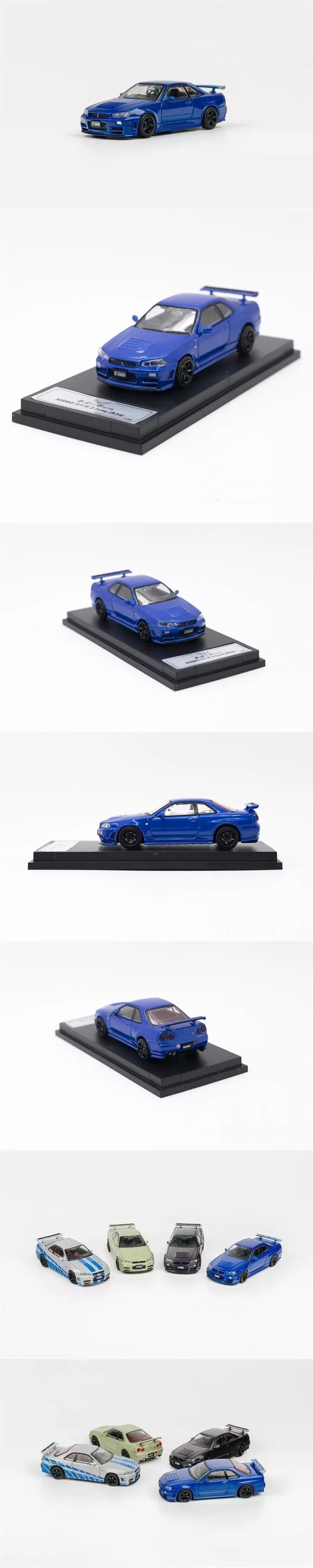 DCT 1/64 Nissan Skyline GT-R (R34) Z-tune Blue